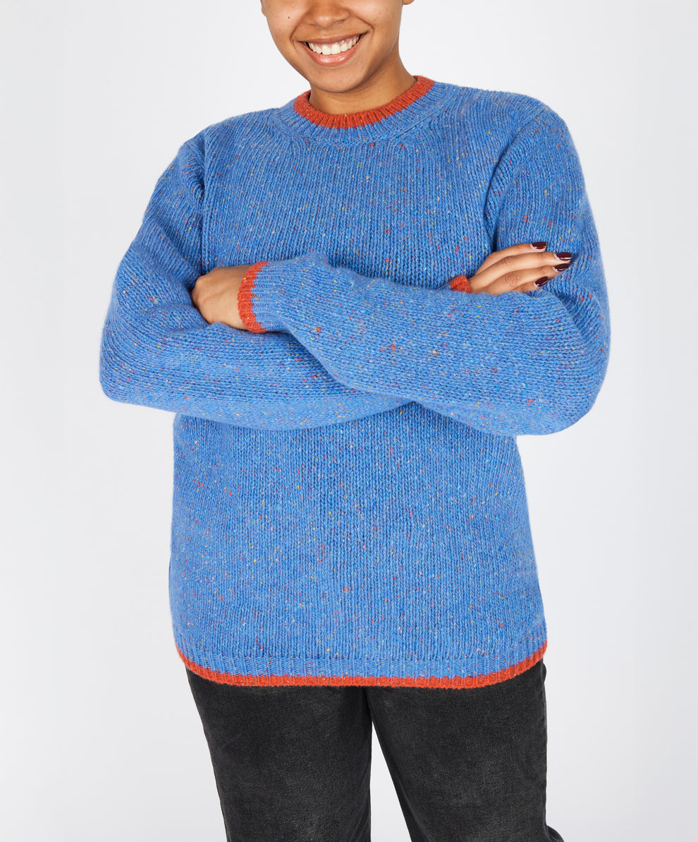 Womens Slaney Crew Neck Sweater - IrelandsEye Knitwear