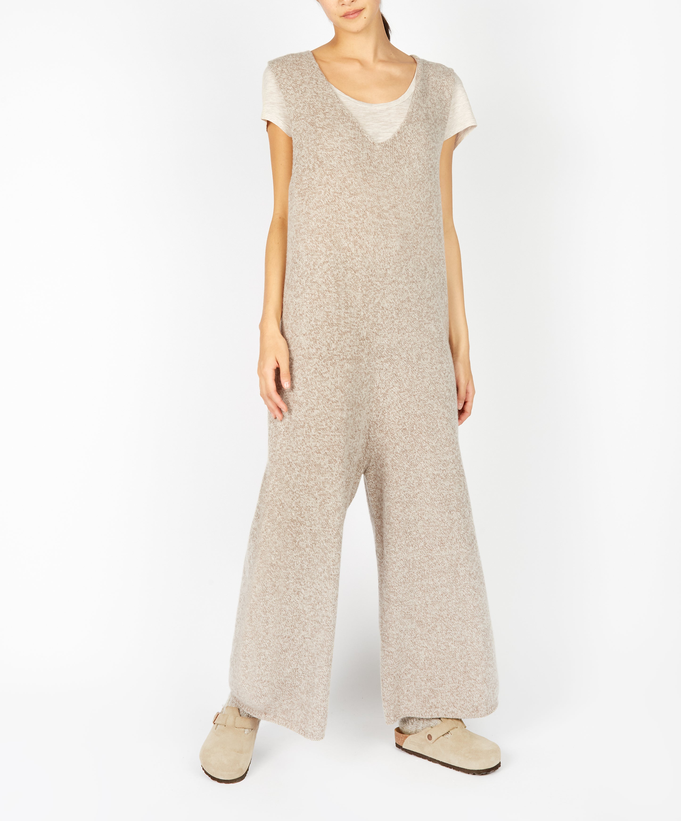 Sanderling Jumpsuit Eggshell | Ireland's Eye Knitwear – IrelandsEye ...