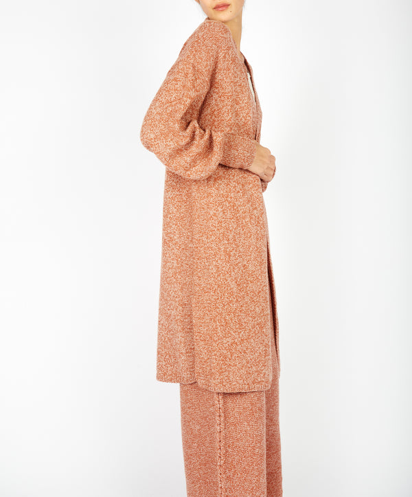 Raven Jersey Cardigan Cedar Marl | Ireland's Eye Knitwear – IrelandsEye ...
