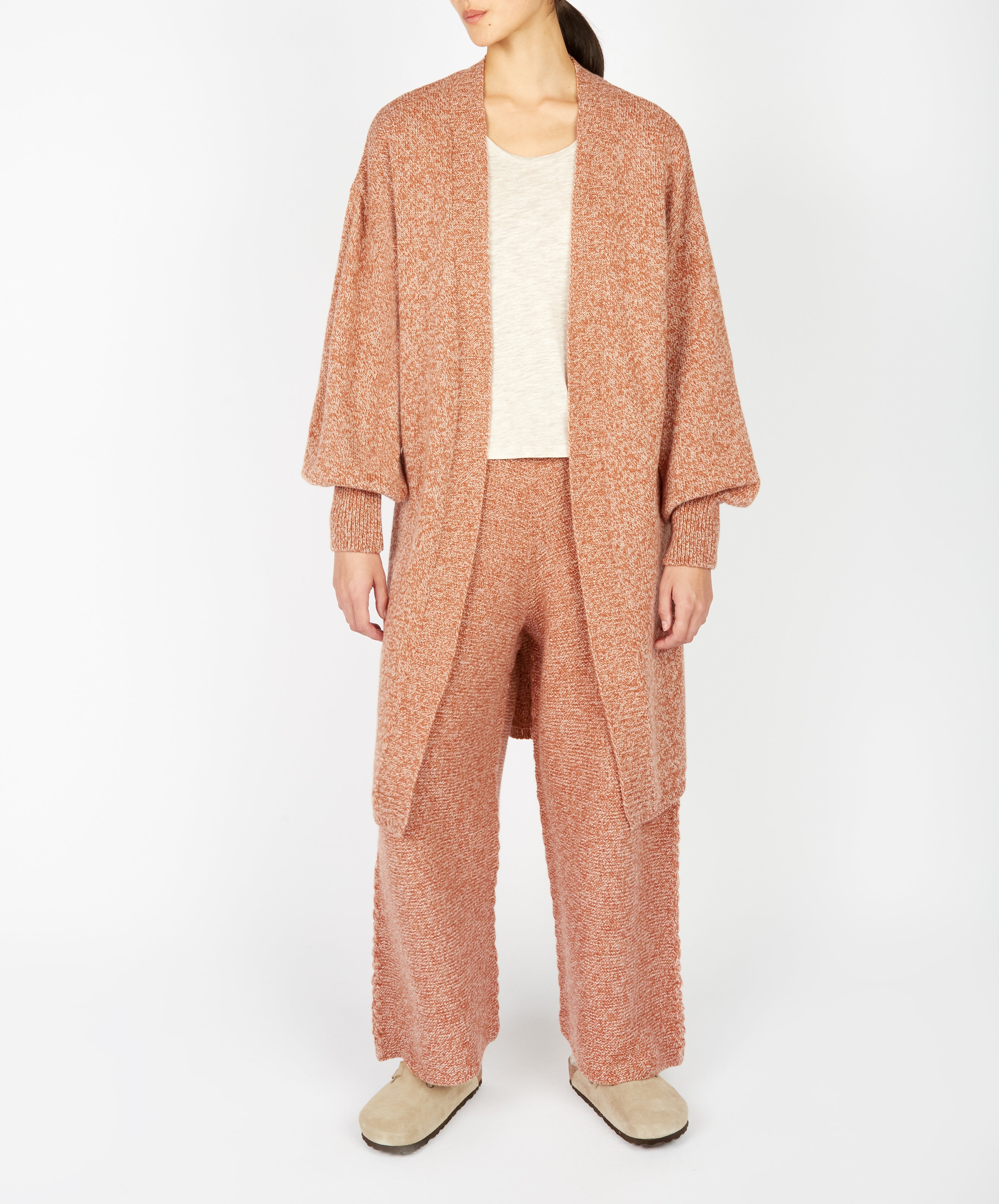 Raven Jersey Cardigan Cedar Marl | Ireland's Eye Knitwear – IrelandsEye ...