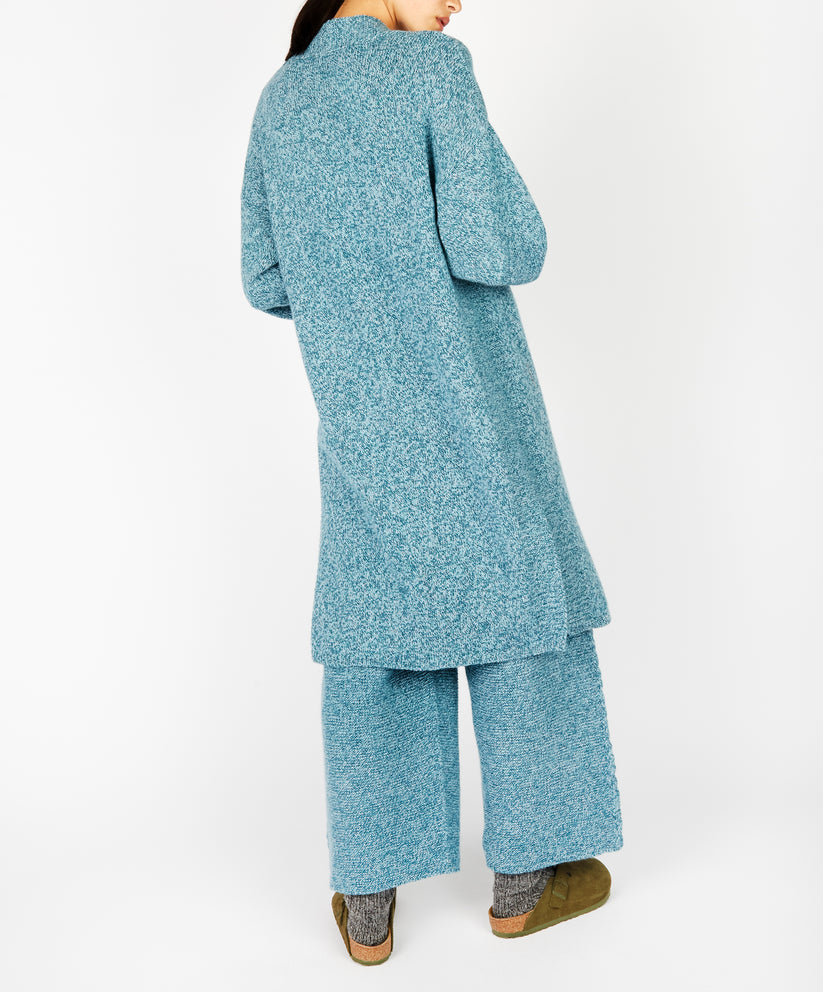 Raven Jersey Cardigan Larimar | Ireland's Eye Knitwear – IrelandsEye ...