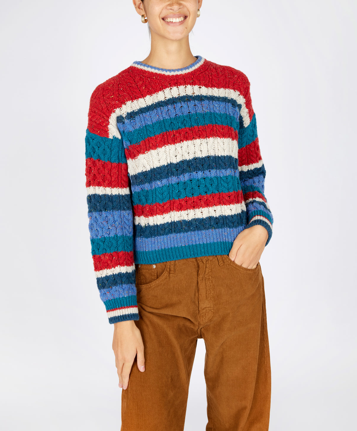 Maya Multi-Coloured Sweater Chilli IrelandsEye Knitwear