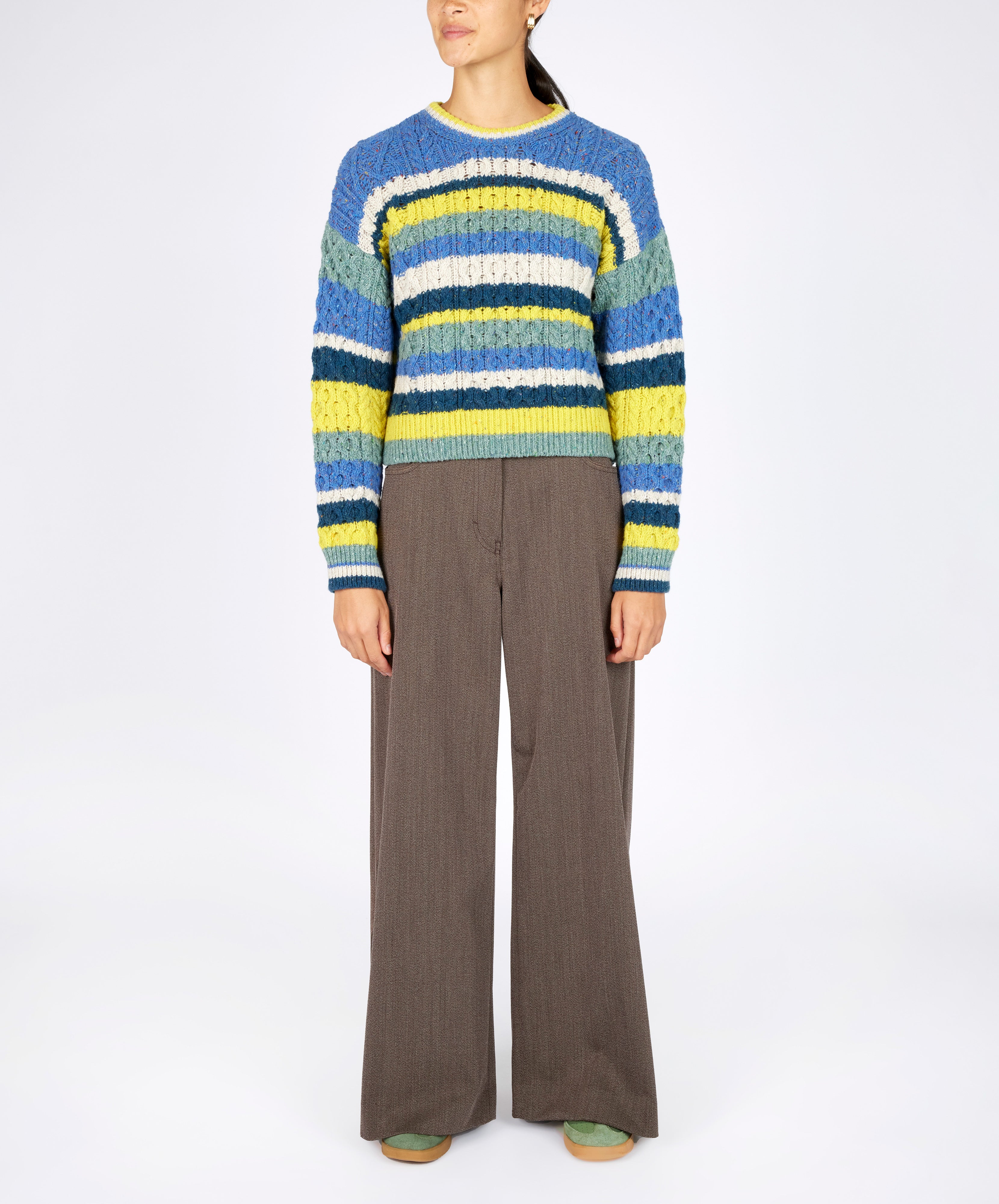 Maya Multi-Coloured Sweater Marina IrelandsEye Knitwear